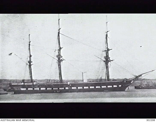 PLYMOUTH, ENGLAND. 1862. STARBOARD SIDE VIEW OF THE SCREW CORVETTE HMS ...