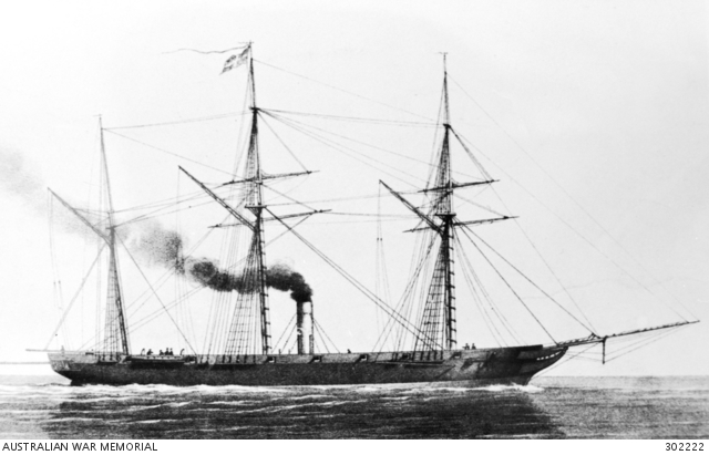 C.1860. PHOTOGRAPH OF AN ILLUSTRATION DEICTING THE STARBOARD SIDE VIEW ...