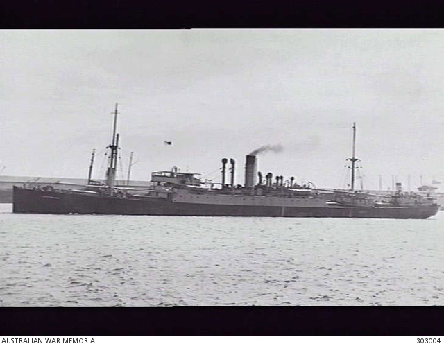 1948-05-07. PORT SIDE VIEW OF THE BRITISH MERCHANT SHIP BIRCHBANK ...