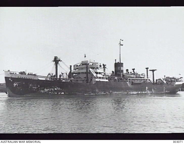 1948-06-25. PORT SIDE VIEW OF THE CARGO VESSEL REMBRANDT. (NAVAL ...