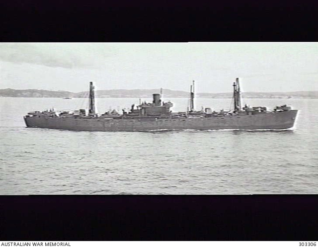 STARBOARD SIDE VIEW OF THE AMERICAN LIBERTY SHIP FRANCIS PRESTON BLAIR ...