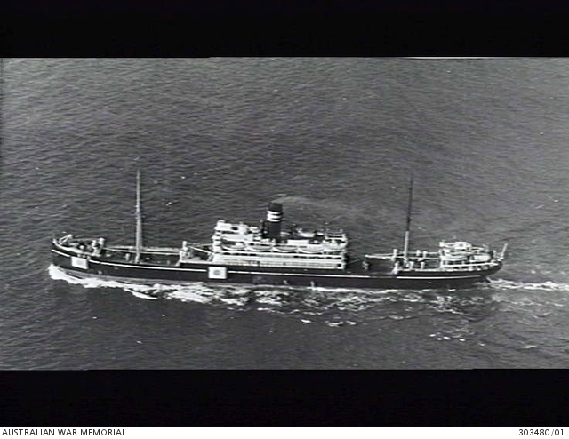AERIAL PORT SIDE VIEW OF THE JAPANESE PASSENGER CARGO VESSEL SS KASIMA ...