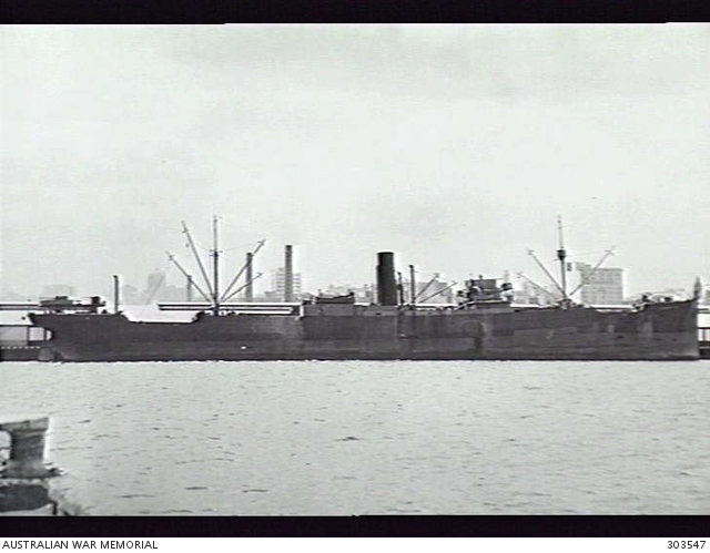 STARBOARD SIDE VIEW OF THE BRITISH CARGO VESSEL SS LORNASTON. (NAVAL ...