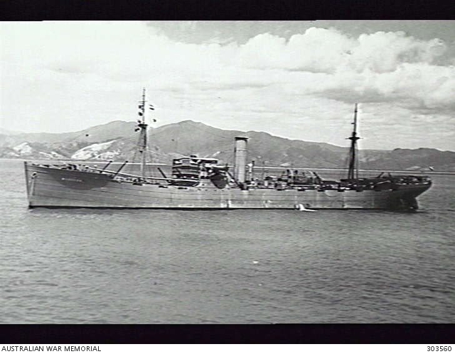 1941-10-06. PORT SIDE VIEW OF THE DUTCH CARGO VESSEL MV MADOERA. (NAVAL ...