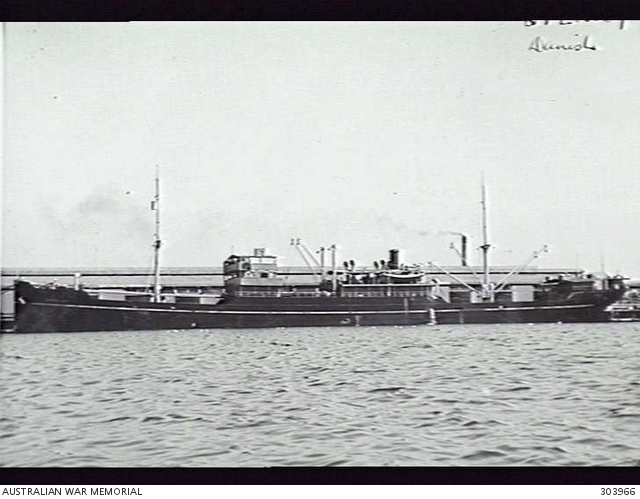1941-01-02. PORT SIDE VIEW OF THE DANISH CARGO VESSEL STENSBY. (NAVAL ...