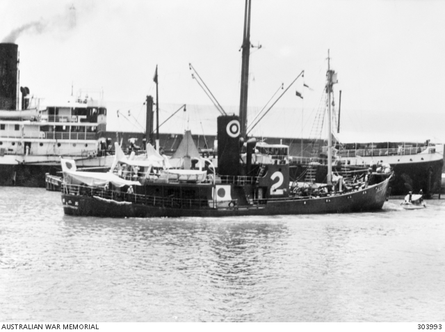STARBOARD SIDE VIEW OF THE JAPANESE WHALE CATCHER SYONAN MARU NO 2 ...