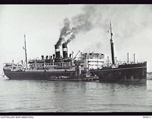 FREMANTLE, WA. 1948-08-27. STARBOARD SIDE VIEW OF THE BRITISH PASSENGER ...