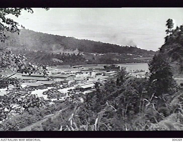 HOLLANDIA, NETHERLANDS NEW GUINEA. 1946-01. VIEW FROM A HILL ...