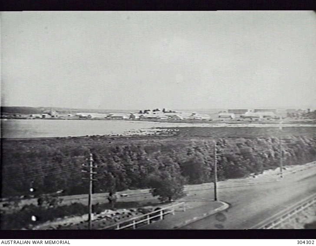 HMAS CERBERUS, FLINDERS NAVAL DEPOT. VIC. C.1921. PANORAMIC VIEW OF THE BASE. (NAVAL HISTORICAL ...
