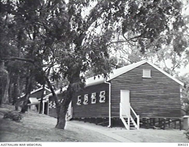 HMAS PENGUIN, BALMORAL NAVAL DEPOT, NSW. EXTERIOR OF THE ISOLATION ...