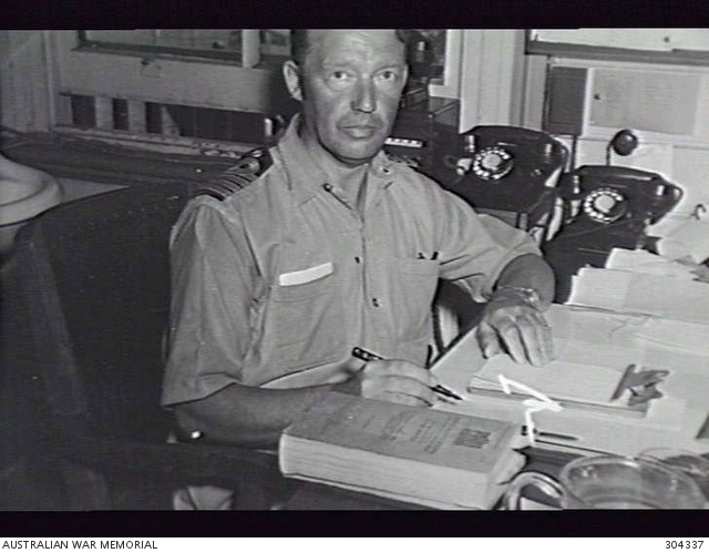 HMAS RUSHCUTTER, RUSHCUTTERS BAY, NSW. ACTING CAPTAIN H. M. NEWCOMB RN ...