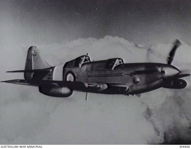 C.1953. A FAIREY FIREFLY TRAINER MARK 2 (VX373) OF THE RAN IN FLIGHT ...