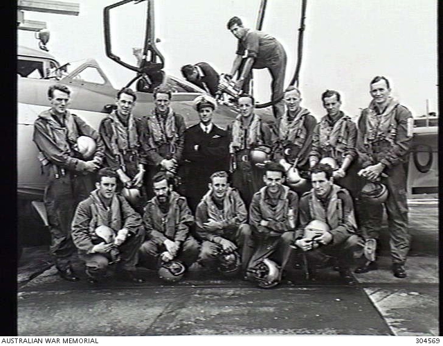HMS SEAHAWK, ROYAL NAVAL AIR STATION, CULDROSE, UK. 1955-08. GROUP ...