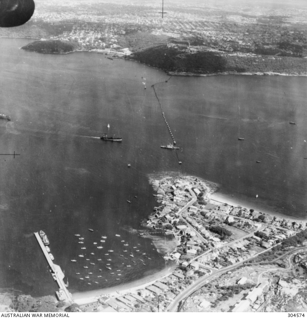 SYDNEY, NSW 1945-03. AN AERIAL VIEW OF THE GREEN POINT END OF THE ...