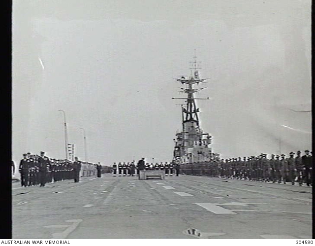 1953. PERSONNEL FROM THE THREE SERVICES COMPRISING THE AUSTRALIAN ...