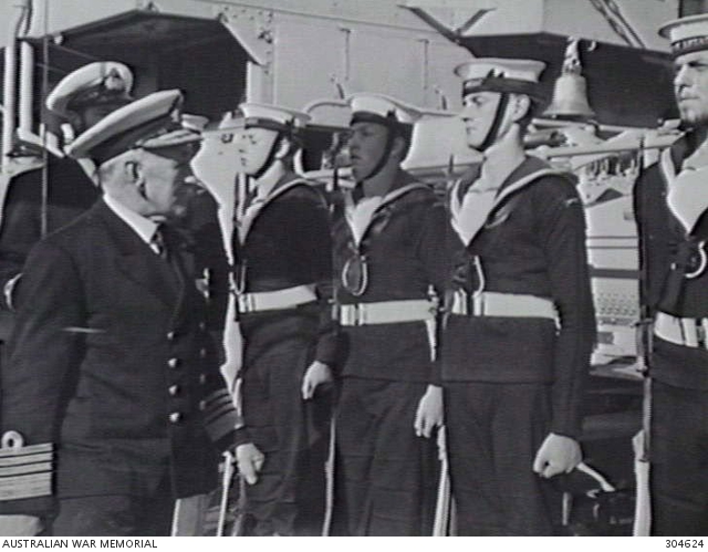 1952-10-13. THE FIRST SEA LORD, ADMIRAL SIR RHODERICK MCGRIGOR ...