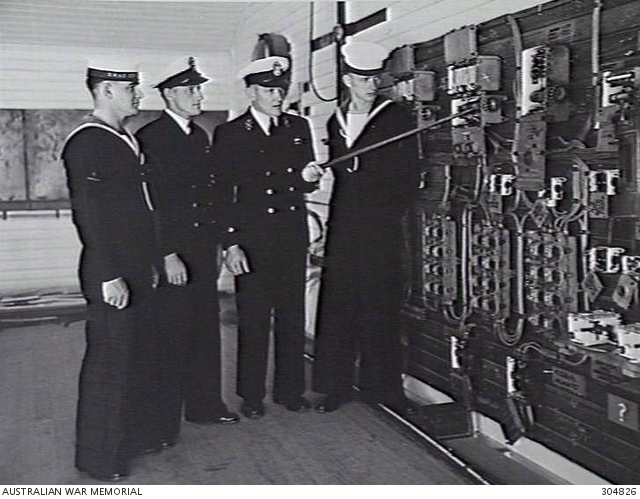 HMAS CERBERUS, FLINDERS NAVAL DEPOT, VIC. RAN ELECTRICAL RATINGS BEING ...
