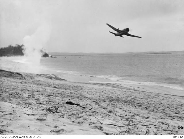 HMAS ASSAULT, COMBINED OPERATIONS SCHOOL, PORT STEPHENS, NSW. A VULTEE ...