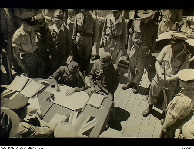 KOEPANG, TIMOR, NETHERLANDS EAST INDIES. 1945-09-11. ON BOARD HMAS ...