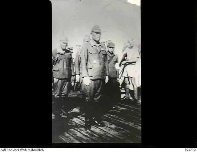 NAMATANAI, NEW IRELAND. 1945-09-19. THE SURRENDER OF GENERAL ITO ...