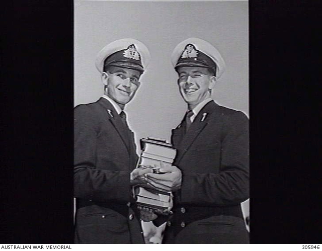 HMAS CERBERUS, FLINDERS NAVAL DEPOT, VIC. 1957-11. CADET MIDSHIPMEN WHO ...