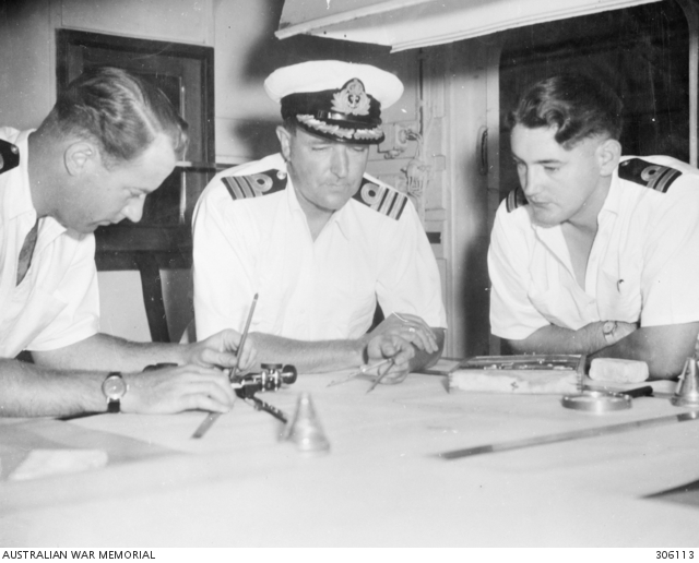 THE COMMANDING OFFICER OF THE SURVEY SHIP (FORMER SLOOP) HMAS WARREGO ...