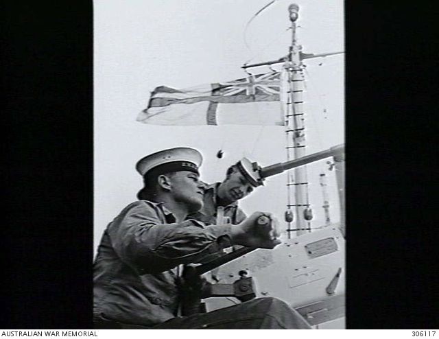 HMAS CERBERUS, FLINDERS NAVAL DEPOT, VIC. C.1955. RAN RECRUITS AT ...