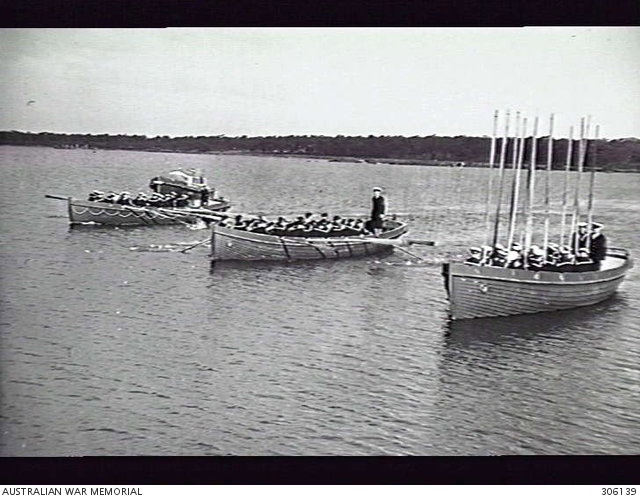 HMAS CERBERUS, FLINDERS NAVAL DEPOT, VIC. RAN RECRUITS RECEIVING ...