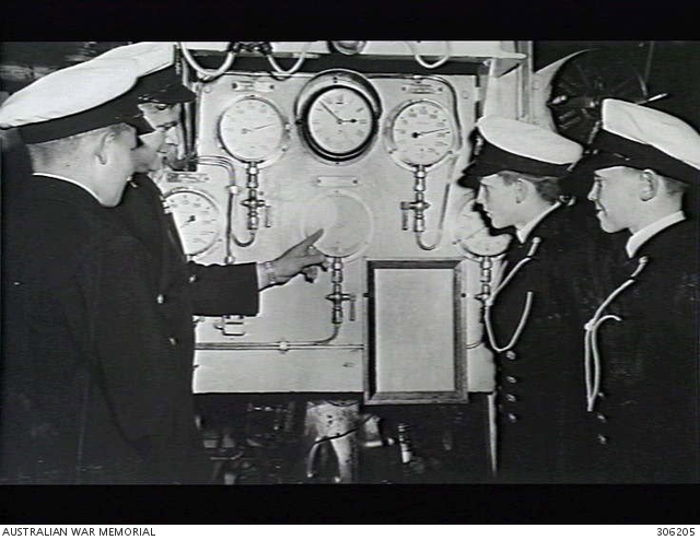 HMAS CERBERUS, FLINDERS NAVAL DEPOT, VIC. C.1950. CADET MIDSHIPMEN AT ...