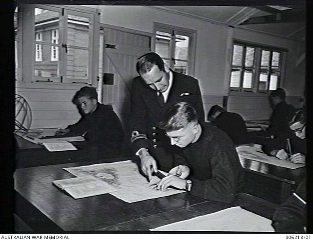 HMAS CERBERUS, FLINDERS NAVAL DEPOT, VIC. 1956. CADET MIDSHIPMEN ...