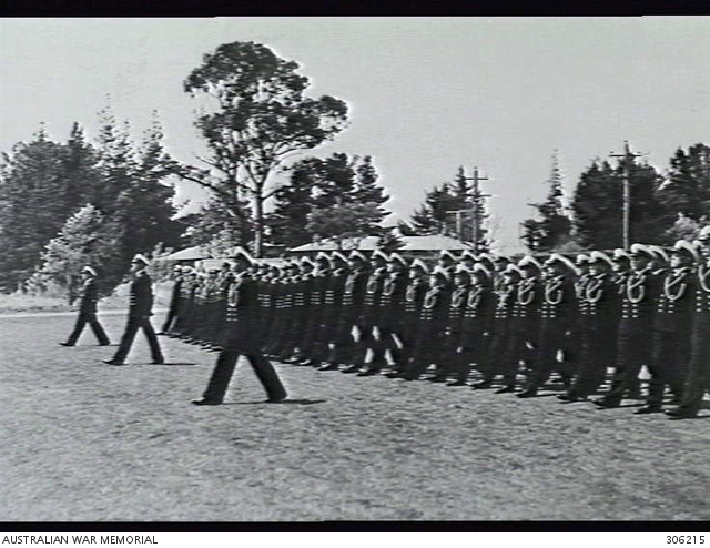 HMAS CERBERUS, FLINDERS NAVAL DEPOT, VIC. 1948-10-28. CADET MIDSHIPMEN ...