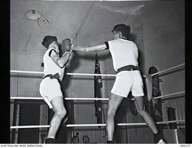 HMAS CERBERUS, FLINDERS NAVAL DEPOT, VIC. 1950-07. CONTESTANTS IN ...