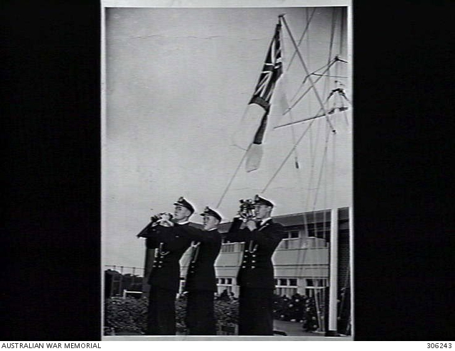 HMAS CERBERUS, FLINDERS NAVAL DEPOT, VIC. 1955-03-07. CADET MIDSHIPMEN ...