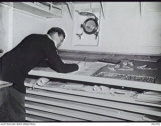 HMAS CERBERUS, FLINDERS NAVAL DEPOT, VIC. 1957-08-15. JOINER C. H ...