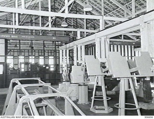 FREMANTLE, WA. THE INTERIOR OF RAN TORPEDO DEPOT. NOTE THE DIFFERENCES ...