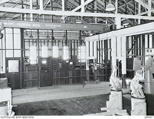 FREMANTLE, WA. THE INTERIOR OF RAN TORPEDO DEPOT. (NAVAL HISTORICAL ...
