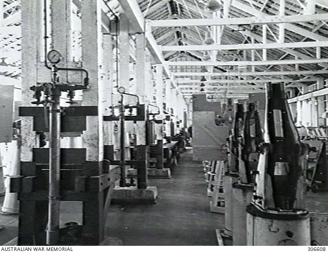 FREMANTLE, WA. THE INTERIOR OF RAN TORPEDO DEPOT. NOTE THE DIFFERENCES ...