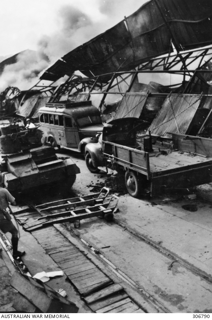 Oosthaven, Sumatra, Netherlands East Indies. 1942-02-17. Port ...