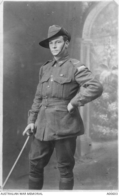 Studio portrait of 2515 Corporal (Cpl) Gordon Henry Watts MM, 12th ...
