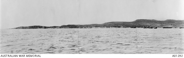 Panoramic view taken from a motor boat in may 1919 looking towards the ...