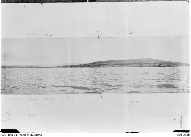 Panoramic view looking towards the shore at Suvla Bay. | Australian War ...