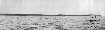 Panorama view looking towards the shore at Suvla Bay. | Australian War ...