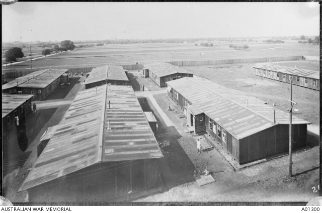 A view across the Officers' Prison Camp at Heidelberg, looking from the ...