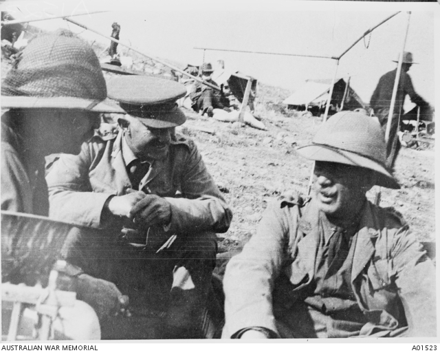 Three medical officers of the Australian Army Medical Corps. Identified ...