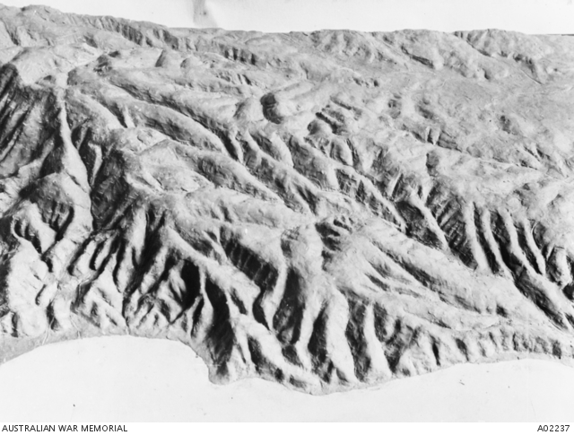 A map model of a section of the Gallipoli Peninsula. | Australian War ...