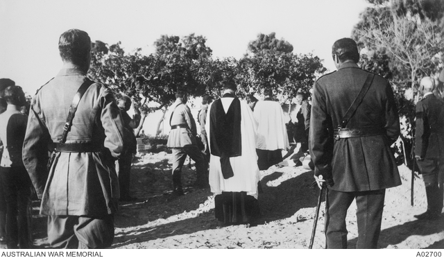 The funeral at Alexandria of Major General Sir William Throsby Bridges ...