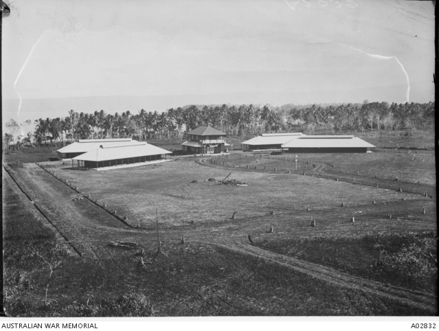 An elevated view of the layout of part of the new local hospital ...