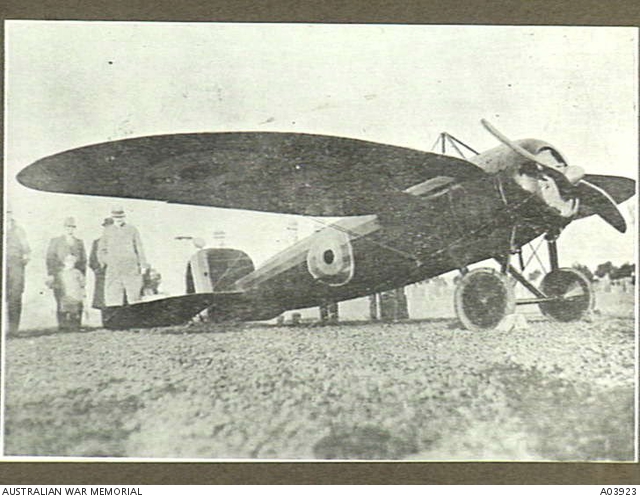 A Bristol monoplane fitted with a Le Rhone Engine of 110 horse power ...