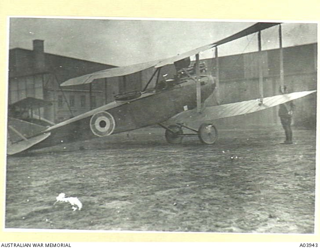 A captured German Rumpler C.VII, Serial 7927 with British cockades ...