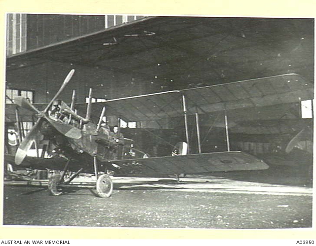 A Royal Aircraft Factory RE.8 aircraft, Serial C2326 of No 3 Squadron ...